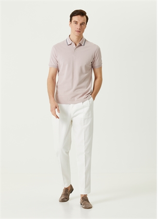 Brunello Cucinelli Erkek Beyaz Pilili Pantolon 48 It Brunello Cucinelli Erkek Beyaz Pilili Pantolon 48 It