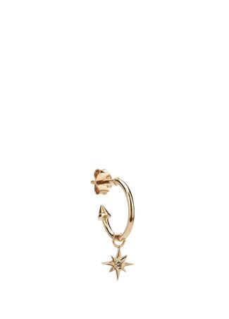 Collection-Ruel Design Kadın Pırlantalı Altın Rengi Tek Küpe EU Collection-Ruel Design Kadın Pırlantalı Altın Rengi Tek Küpe EU