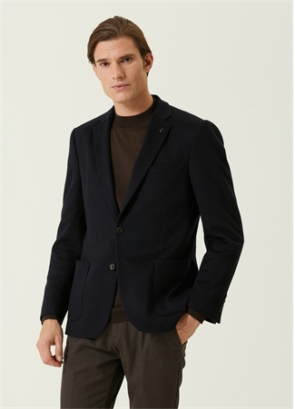 Network Erkek Slim Fit Lacivert Kaşmir Ceket 46-6n Eu Network Erkek Slim Fit Lacivert Kaşmir Ceket 46-6n Eu