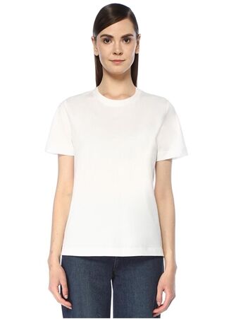 Beymen Club Kadın Beyaz Bisiklet Yaka Basic T-shirt XS