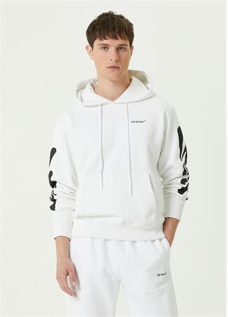 Off-white Erkek Sweatshirt Beyaz S Eu