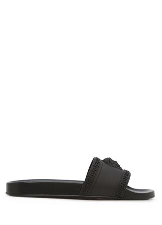 Versace Erkek Medusa Siyah Terlik 42 EU