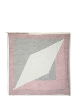 Pal Zileri Erkek Bordo Geometrik Desenli Atkı EU