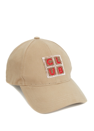 Beymen Club Kadın Vizon Logo Patchli Şapka Bej EU Beymen Club Kadın Vizon Logo Patchli Şapka Bej EU