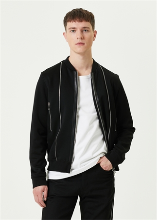 Alexander McQueen Erkek Siyah Fermuar Detaylı Mont L EU Alexander McQueen Erkek Siyah Fermuar Detaylı Mont L EU