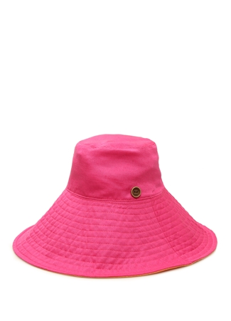 Catarzi Kadın Pembe Keten Şapka Turuncu 57 EU