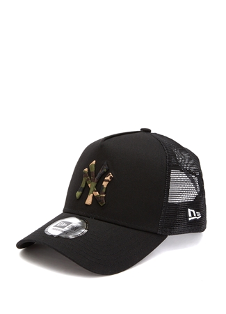 New Era Erkek Camo Infill Trucker Neyyan Siyah Şapka EU New Era Erkek Camo Infill Trucker Neyyan Siyah Şapka EU