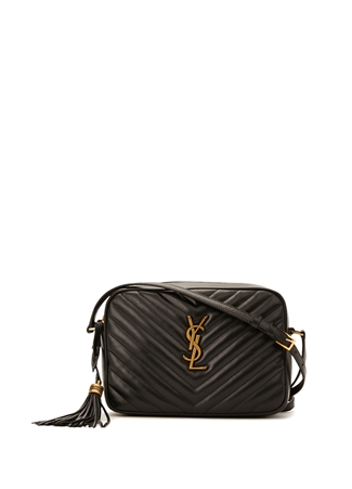 Kadın Lou Siyah Kapitoneli Deri Omuz Çantası Eu Kadın Lou Siyah Kapitoneli Deri Omuz Çantası Eu