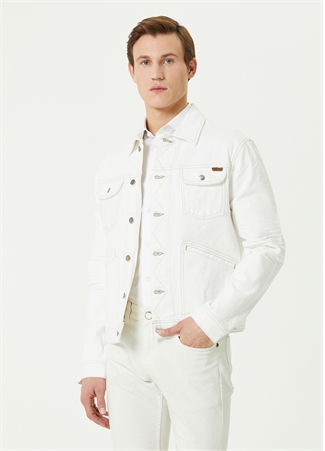 Tom Ford Erkek Beyaz Denim Mont XL EU Tom Ford Erkek Beyaz Denim Mont XL EU