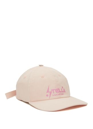 Stella McCartney Kadın Pembe Logolu Şapka S EU