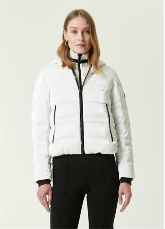 Moncler Kadın Tharon Beyaz Kapüşonlu Puff Mont 0 US Moncler Kadın Tharon Beyaz Kapüşonlu Puff Mont 0 US