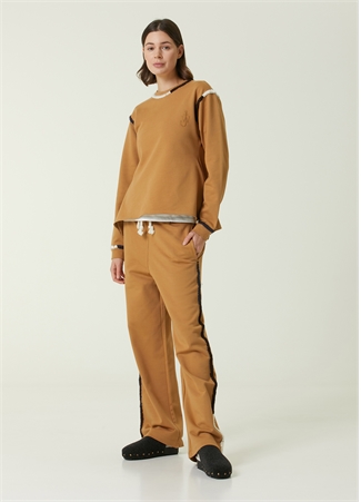 Jw Anderson Kadın Camel Şerit Nakışlı Eşofman Altı Bej S EU Jw Anderson Kadın Camel Şerit Nakışlı Eşofman Altı Bej S EU