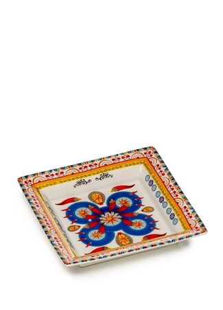 Lamart Mediterrano Colorblocked Porselen Tabak Çok Renkli