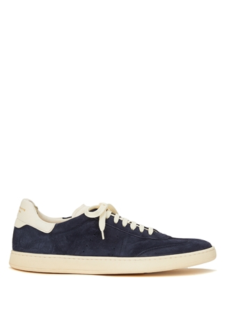 Officine Creative Erkek Lacivert Beyaz Logolu Deri Sneaker 42 EU Officine Creative Erkek Lacivert Beyaz Logolu Deri Sneaker 42 EU