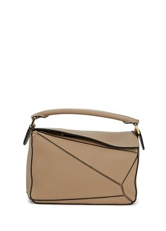 Loewe Kadın Puzzle Bej Deri Çanta EU