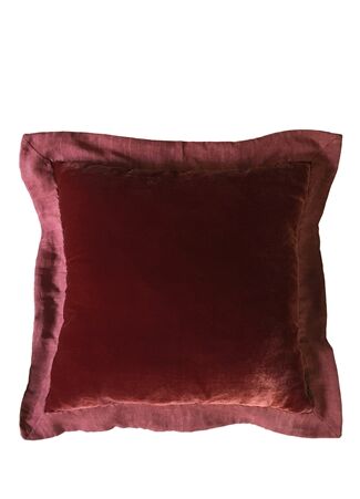 Atölye11 Bordo 55x55 cm İpek Kadife Dekoratif Yastık Çok Renkli Atölye11 Bordo 55x55 cm İpek Kadife Dekoratif Yastık Çok Renkli