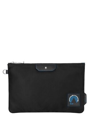 Montblanc Siyah Logo Detaylı El Portföyü EU