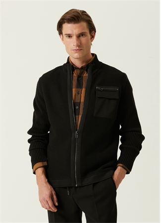 Network Erkek Slim Fit Siyah Triko Mont M EU Network Erkek Slim Fit Siyah Triko Mont M EU