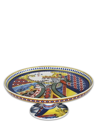 Baci Milano Regina Colorblocked Karışık Desenli Porselen Stand Çok Renkli Baci Milano Regina Colorblocked Karışık Desenli Porselen Stand Çok Renkli