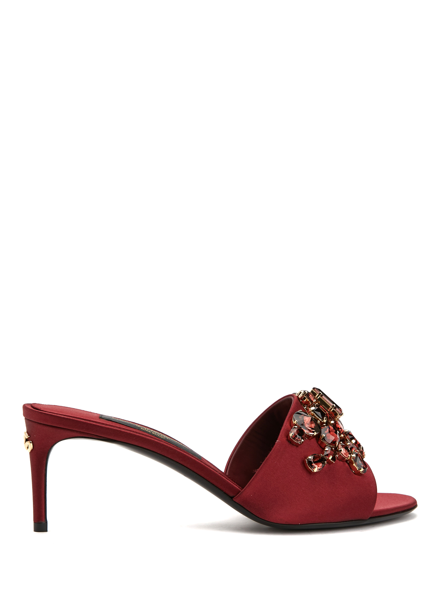 Dolce&Gabbana Kırmızı Kadın Kırmızı Taş Detaylı Kadın Terlik 1654047 ...