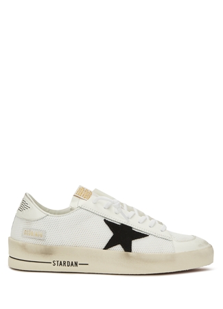 Golden Goose Kadın Beyaz File Dokulu Logolu Sneaker Siyah 35 EU Golden Goose Kadın Beyaz File Dokulu Logolu Sneaker Siyah 35 EU