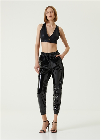 Schmart Kadın Siyah Rugan Jogger Pantolon S EU Schmart Kadın Siyah Rugan Jogger Pantolon S EU