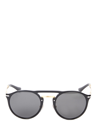Persol Siyah Yuvarlak Formlu Güneş Gözlüğü 50 EU Persol Siyah Yuvarlak Formlu Güneş Gözlüğü 50 EU