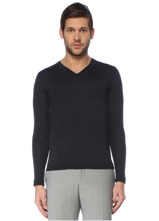 Pal Zileri Erkek Lacivert V Yaka İpek Kazak 48 IT Pal Zileri Erkek Lacivert V Yaka İpek Kazak 48 IT