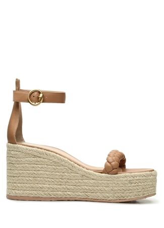 Gianvito Rossi Kadın Bej Deri Espadril 38 EU