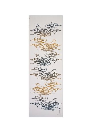 Imannoor Kadın Birds Of Sea İpek Şal EU Imannoor Kadın Birds Of Sea İpek Şal EU