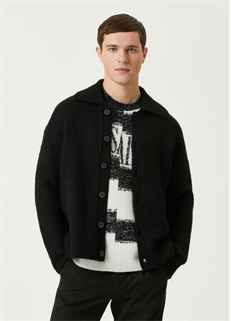 Allsaints Erkek Octave Siyah Yün Hırka XS EU Allsaints Erkek Octave Siyah Yün Hırka XS EU