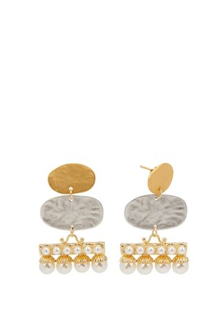 Beymen Club Kadın Etnik Uç Detaylı Küpe Altın Rengi EU