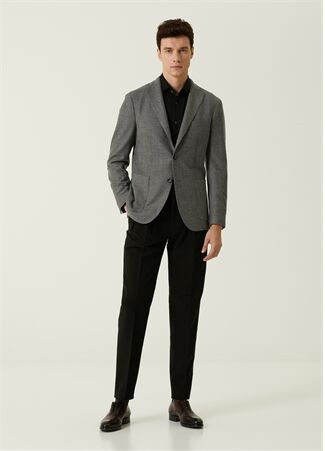 Lardini Erkek Siyah Normal Bel Pantolon 52 IT