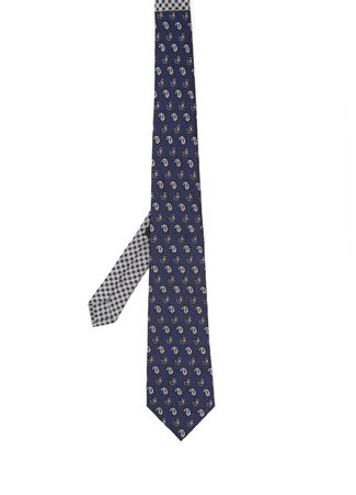 Etro Erkek KRAVAT Lacivert EU