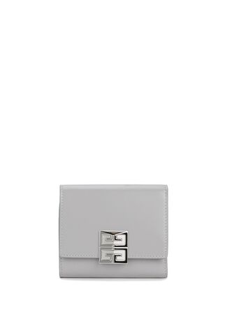 Givenchy Kadın 4G Gri Deri Cüzdan EU