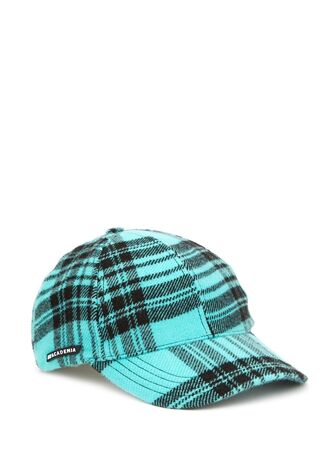 Academia Erkek Mavi Ekose Desenli Şapka EU IT Academia Erkek Mavi Ekose Desenli Şapka EU IT