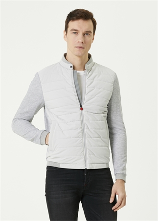 Kiton Erkek Gri Kapitone Garnili Logolu Mont 48 IT Kiton Erkek Gri Kapitone Garnili Logolu Mont 48 IT