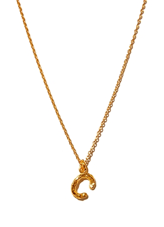 Fidelle Kadın Alphabet Pendant Medium C Altın Rengi Kolye M EU Fidelle Kadın Alphabet Pendant Medium C Altın Rengi Kolye M EU