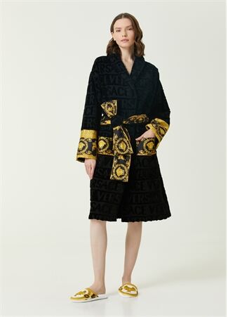 Versace Bornoz Siyah Versace Bornoz Siyah