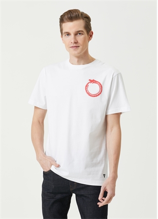 Cult of Cuddle Erkek Beyaz Baskı Detaylı T-shirt S EU Cult of Cuddle Erkek Beyaz Baskı Detaylı T-shirt S EU