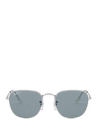 Ray-Ban Silver Yuvarlak Formlu Güneş Gözlüğü Gri 5 EU