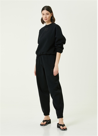 T by Alexander Wang Kadın Siyah Logolu Eşofman Altı XS EU T by Alexander Wang Kadın Siyah Logolu Eşofman Altı XS EU