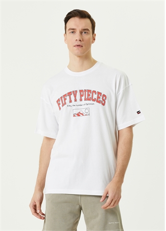 Fifty Pieces Erkek TSHIRT Beyaz L EU Fifty Pieces Erkek TSHIRT Beyaz L EU