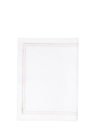 Serenk Çizgi Detaylı Keten Runner Çok Renkli