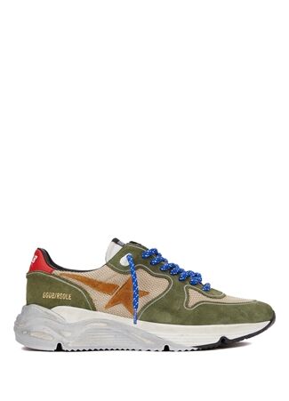 Golden Goose Erkek Running Sole Haki Bej Sneaker 42 EU Golden Goose Erkek Running Sole Haki Bej Sneaker 42 EU