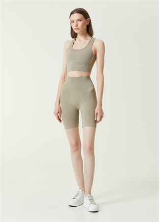 Jerf Kadın Gela Haki Şekillendirici Biker Tayt S EU