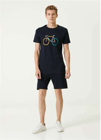 John Frank Erkek Lacivert Beli Kordonlu Şort S EU John Frank Erkek Lacivert Beli Kordonlu Şort S EU