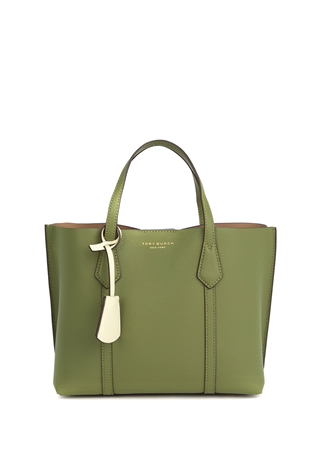 Tory Burch Kadın Yeşil Logolu Deri Alışveriş Çantası EU