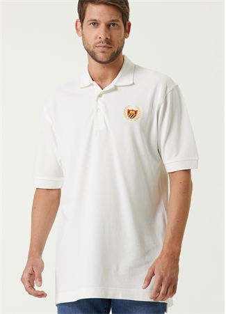 Bel-Air Erkek Beyaz Polo Yaka Logolu T-shirt XS EU Bel-Air Erkek Beyaz Polo Yaka Logolu T-shirt XS EU
