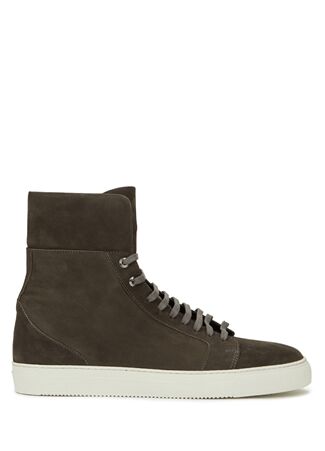 Academia Erkek Haki Deri Bot Gri 42